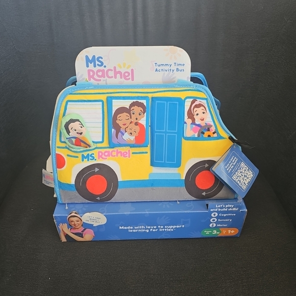 Spin Master | Toys | Nib Ms Rachel Tummy Time Activity Bus Gund Baby ...
